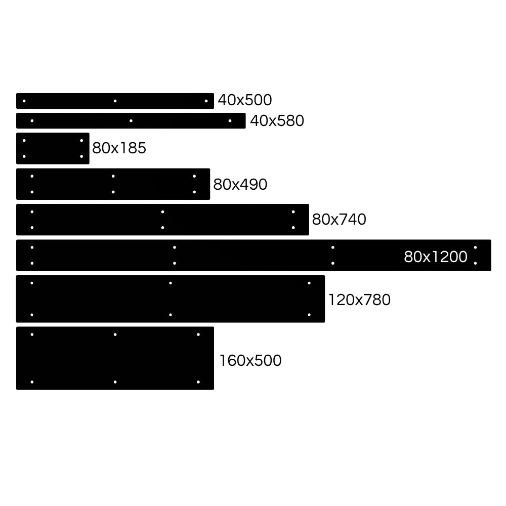 Aluminium Profile Covers (PRO SIMRIG) – Race Anywhere