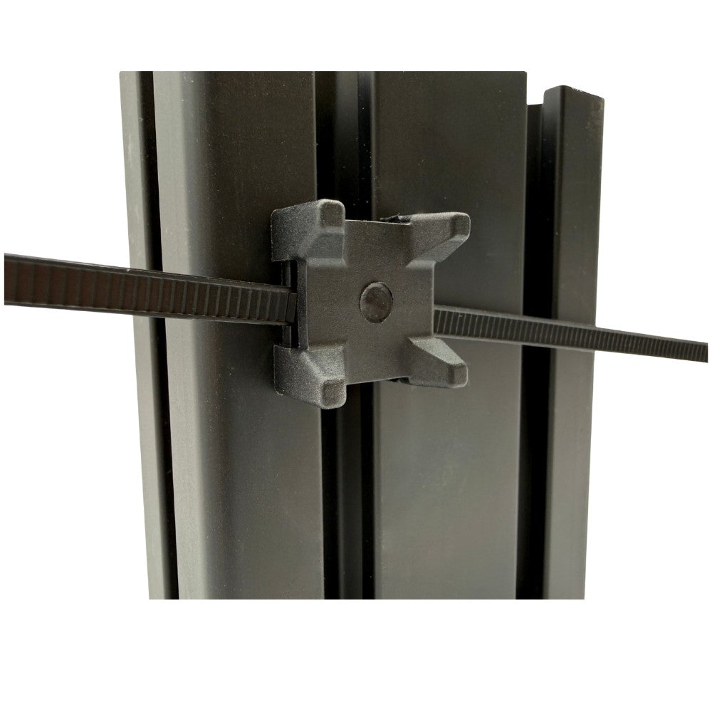 Slot-in Cable Clamps - Zip Tie Holder with Ties (PACK OF 10 / 10 ...