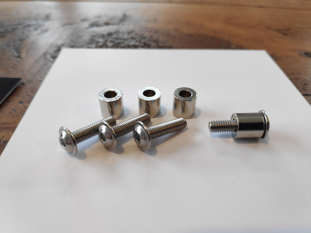 Monitor vesa mount bolts and spacers kit – Race Anywhere