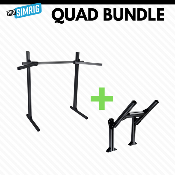 Quad Monitor Bundle (Triples + Top) (PRO SIMRIG) – Race Anywhere